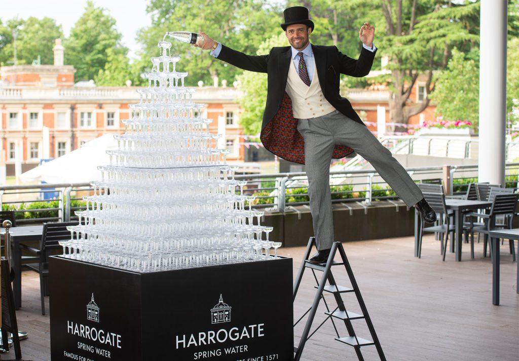 Spencer Matthews unveils unique Harrogate Spring Water fountain at ...